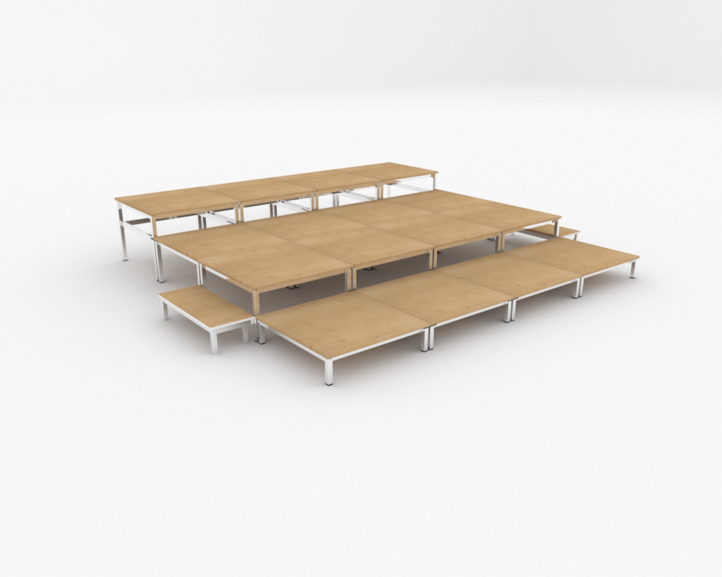 Flat Staging - Portable Staging | Modular Stages | Unistage Ltd